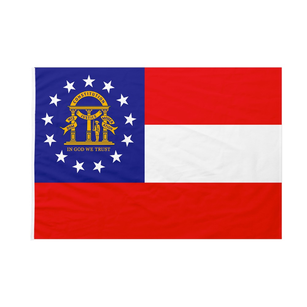 Bandiera Georgia (USA) 70x105 cm da bastone
