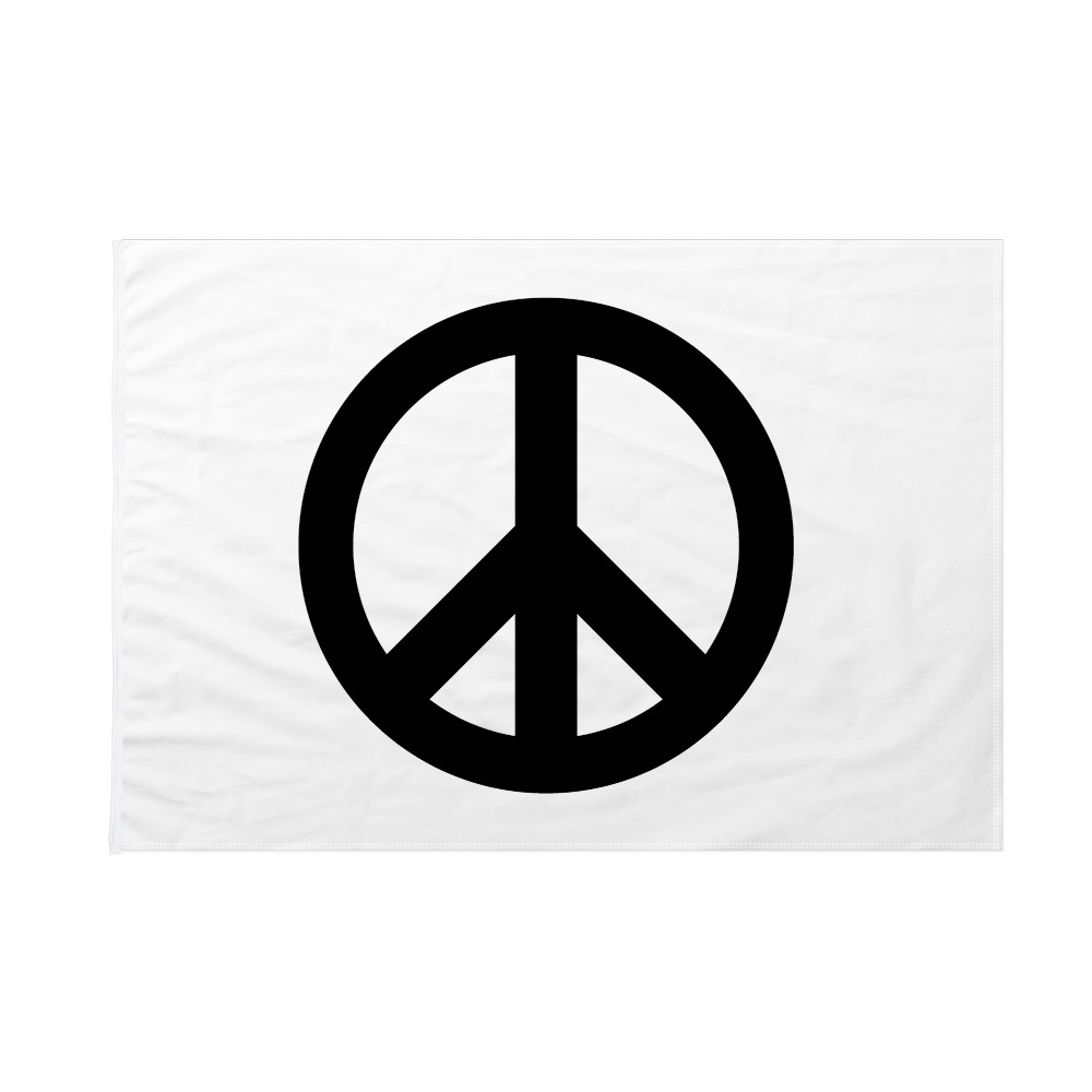 Bandiera Simbolo della pace 20x30 cm da bastone